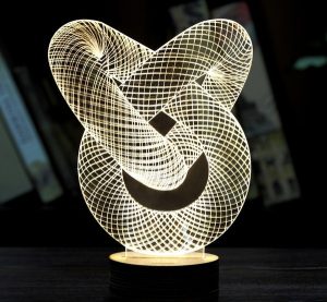 Đèn led mica 3d khắc laser sang trọng tại Hà Nội - Tùng Giang Laser